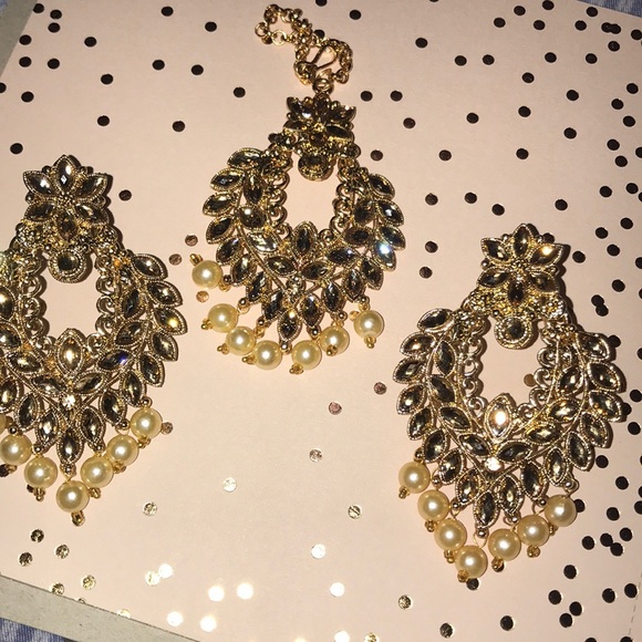 Jewelry | Golden Tikka Set | Poshmark